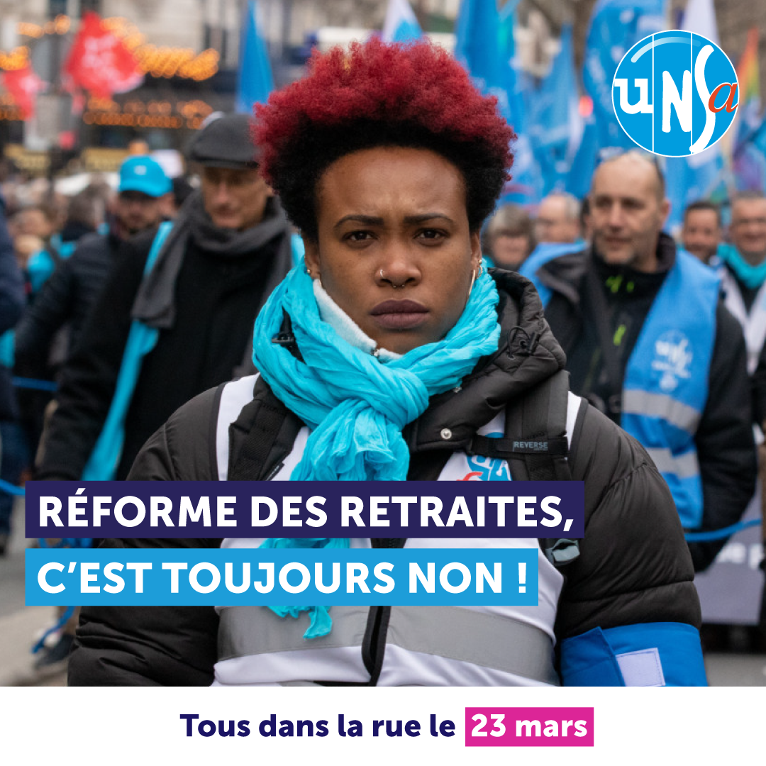 Le président a parlé, nous serons toutes et tous dans la rue le 23 mars ...